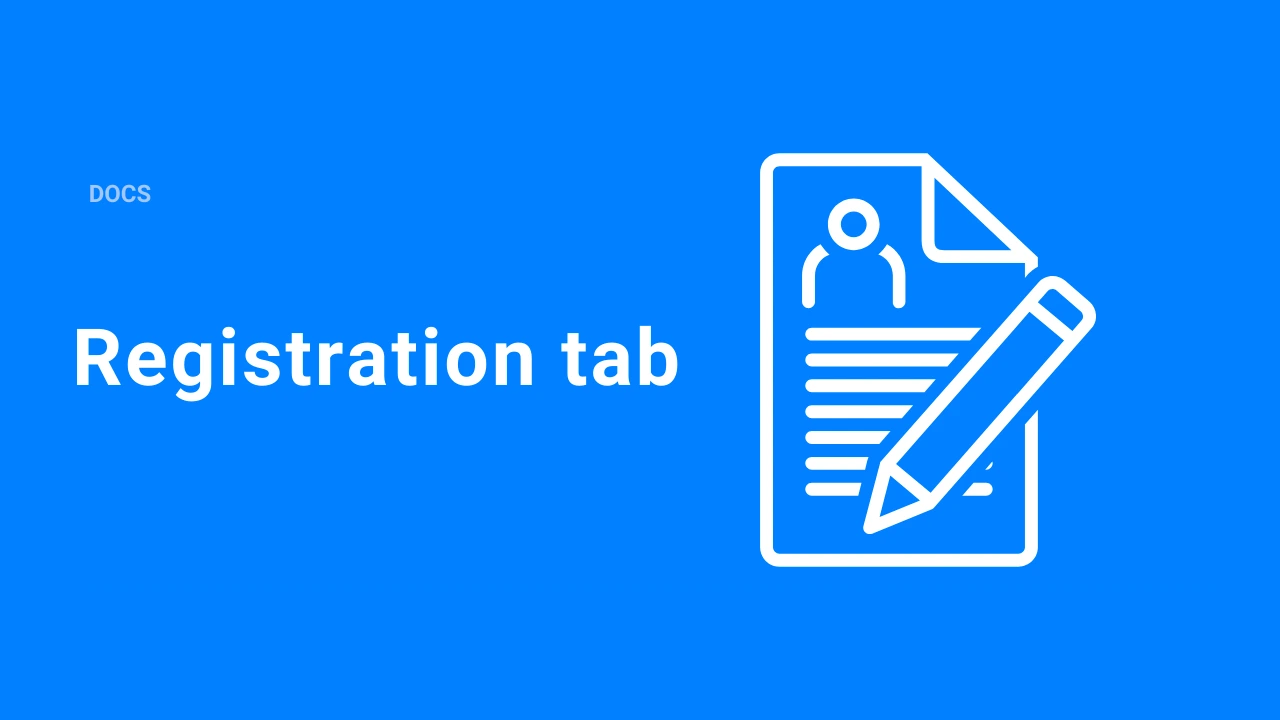 Registration tab – WP Discussion Board