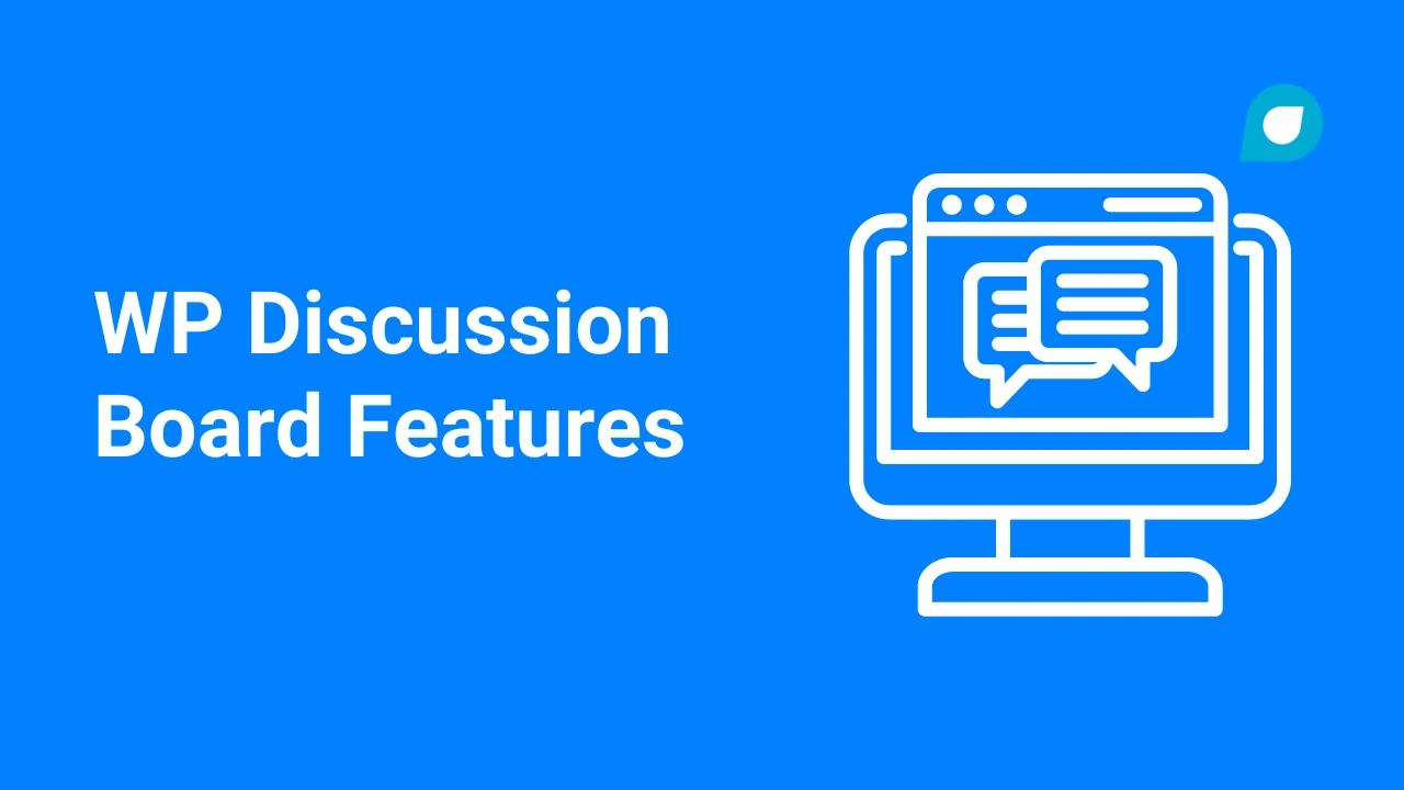 Features – WP Discussion Board